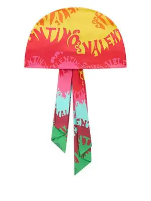Valentino Garavani Printed Head Wrap - Yellow