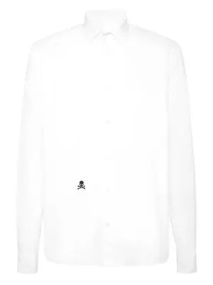 Philipp Plein Skull-embellished Shirt - White