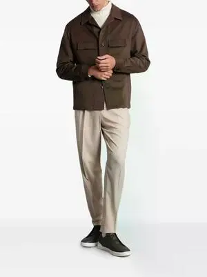 Zegna Pleated Front Trousers