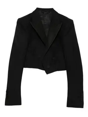 Women's Cropped Double Breasted Blazers