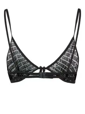 Dsquared2 All-over Logo Bra