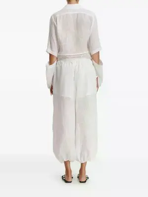 PNK Drawstring Linen Trousers