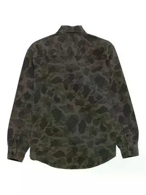 Carhartt Work In Progress Duck Camouflage-pattern Shirt