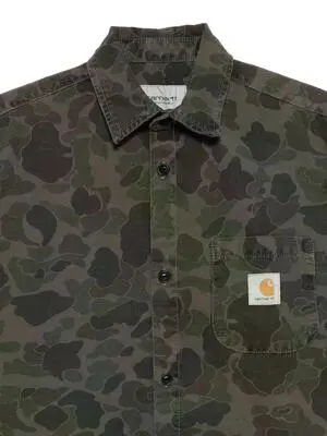 Carhartt Work In Progress Duck Camouflage-pattern Shirt