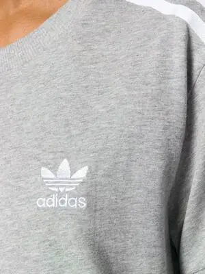 Adidas Striped Overarm Logo T-shirt