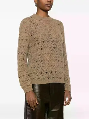 CIVIDINI Openwork Knitted Sweater