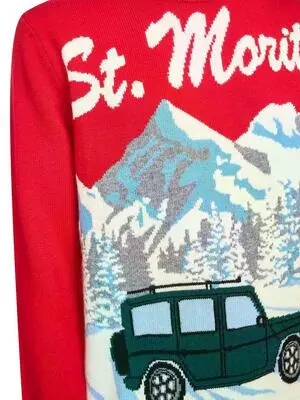 MC2 SAINT BARTH Jacquard Embroidery Sweater