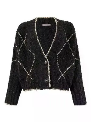 D.exterior Trimmed Knitwear For Women
