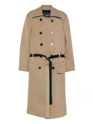 Seafarer Double-breasted Belted Coat