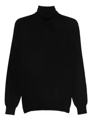 CENERE GB Roll-neck Sweater - Black