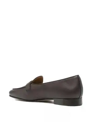 EDHEN MILANO Chain-link Leather Loafers