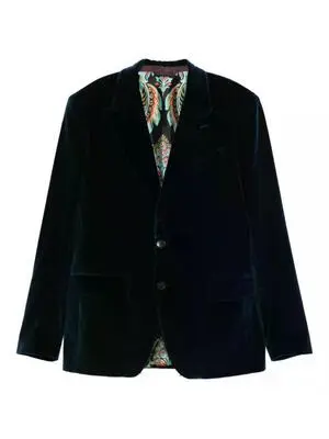 Etro Single-breasted Blazer - Blue
