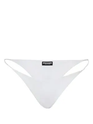 Dsquared2 Logo-print Bikini Bottom - White