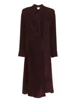 ALYSI Silk Shirt Dress