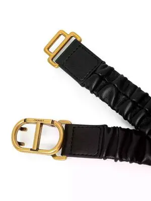 TWINSET Gathered Buckle Belt