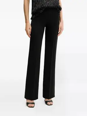 TWINSET Wide Leg Trousers With Logo Plaque