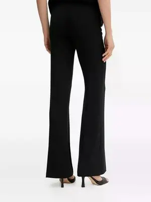 TWINSET Wide Leg Trousers With Logo Plaque