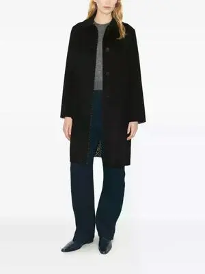 Tory Burch Jacquard Monogram Wool Coat