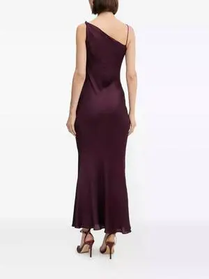 TWINSET Twisted One-shoulder Maxi Dress