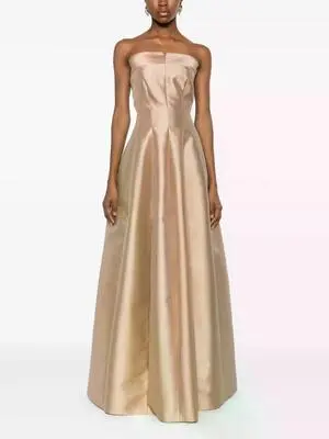 Alberta Ferretti Strapless Gown