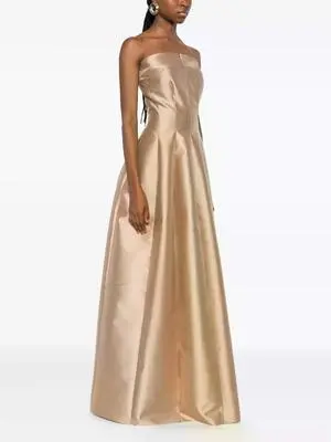 Alberta Ferretti Strapless Gown