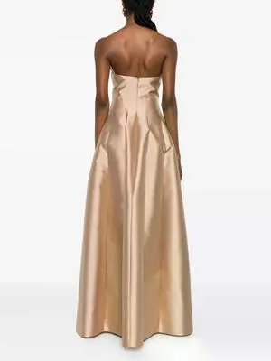 Alberta Ferretti Strapless Gown