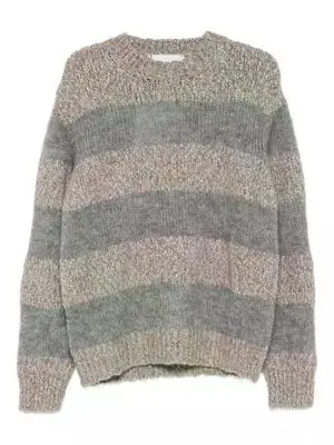 AMARANTO Striped Sweater