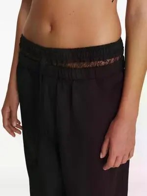 PNK Lace Trim Drawstring Trousers