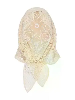 Magda Butrym Crochet Scarf - Neutrals