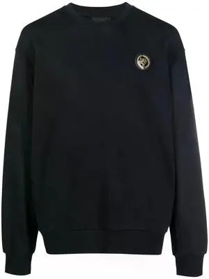 PLEIN SPORT Logo-patch Sweatshirt - Black