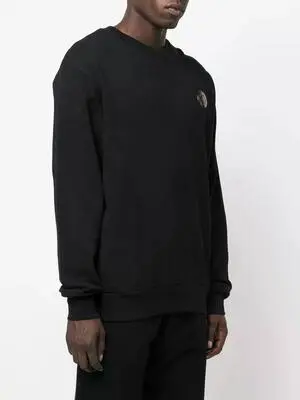 PLEIN SPORT Logo-patch Sweatshirt - Black