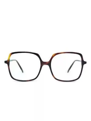 GIGI STUDIOS Square Frame Glasses - Brown