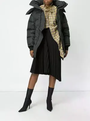 Balenciaga Asymmetrical Pleated Skirt