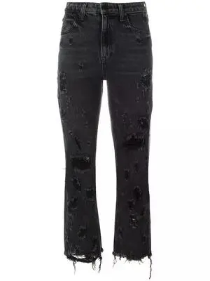 Alexander Wang Distressed Cropped Jeans