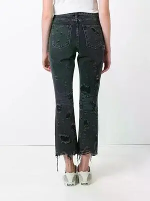 Alexander Wang Distressed Cropped Jeans