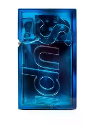 Supreme X Tsubota Pearl Hard Edge Lighter - Blue