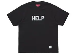 Supreme Help Short Sleeve Top - Black
