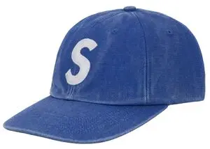 Supreme Pigment Coated Canvas 6-panel Cap - Blue