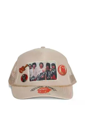MadeWorn The Rolling Stones Appliqué Cap - Neutrals