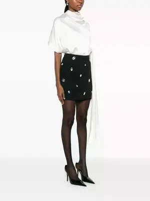 David Koma Embellished Mini Skirt