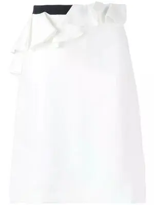 Giambattista Valli Straight Skirt - White
