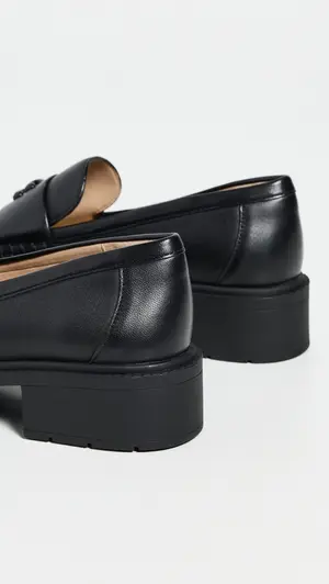 COACH Leah Loafers - Leather/black