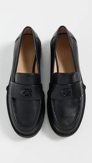 COACH Leah Loafers - Leather/black