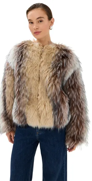 Halfboy Faux Fur Outerwear For Women