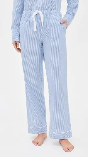 PETITE PLUME French Seersucker Pajama Set