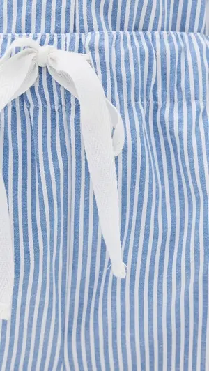 PETITE PLUME French Seersucker Pajama Set