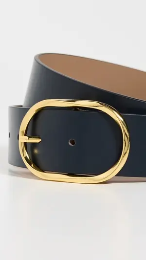 B-low The Belt Kyra Leather Belt - Midnight/gold