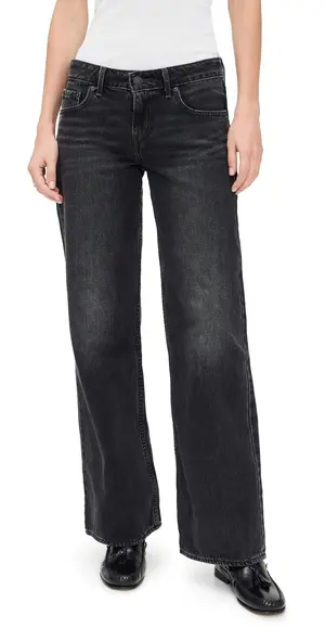 Women's Mid-Rise Loose Fit Jeans