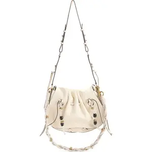 Isabel Marant Bolton Bubble Hobo Bag - Chalk