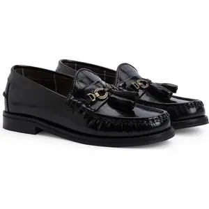 Barbour Jen Tassel Loafer - Black